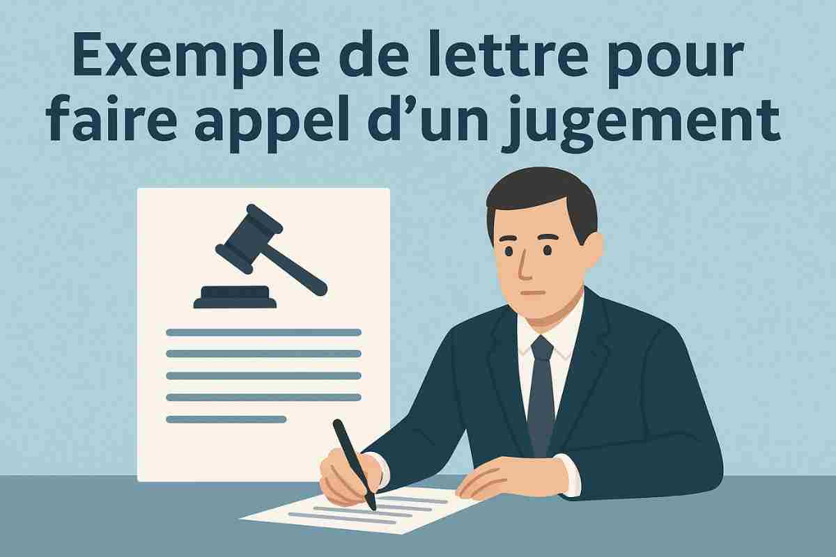 3 modèles de lettres d'appel de jugement efficaces